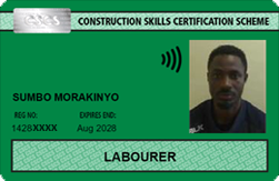 Sumbo Solomon Morakinyo - Certified Tradesperson In CSCS General ...